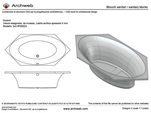 Duravit 2D-3D Bathtub - Archweb