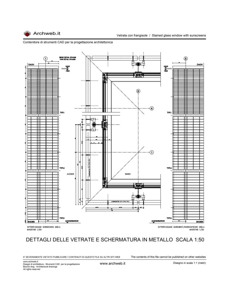 Vetrata con frangisole 06 - Archweb