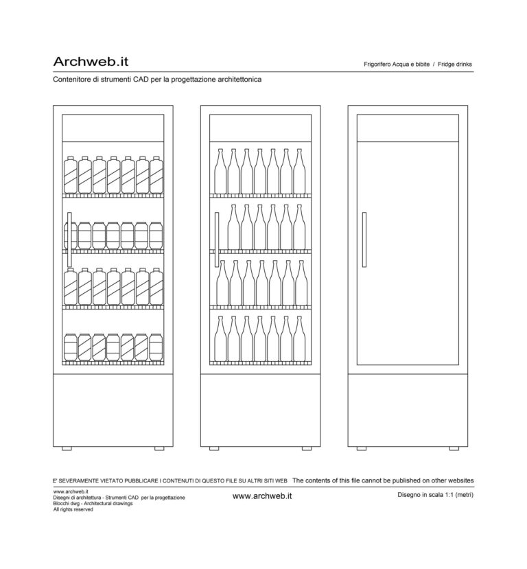 Refrigerated Display Cases - Archweb dwg