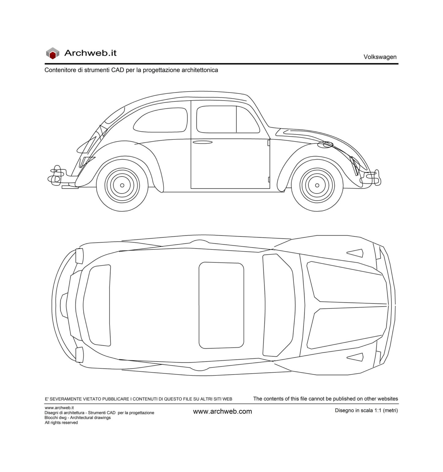 Volkswagen - Archweb dwg