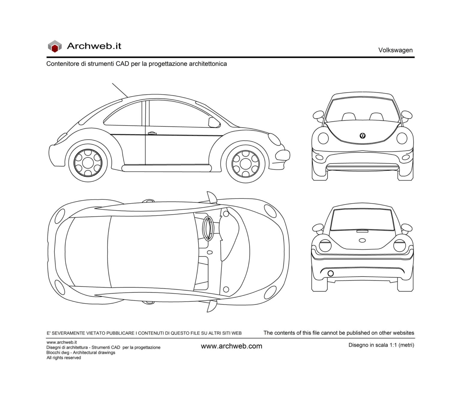 Volkswagen - Archweb dwg