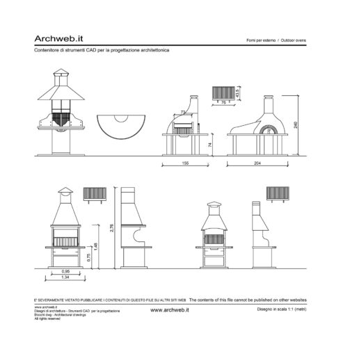 Barbecue - Archweb dwg