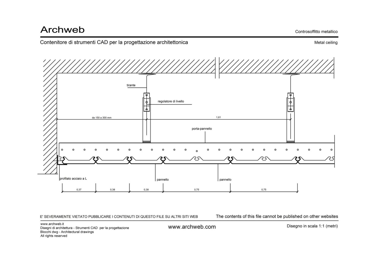 Falsos techos - Archweb dwg