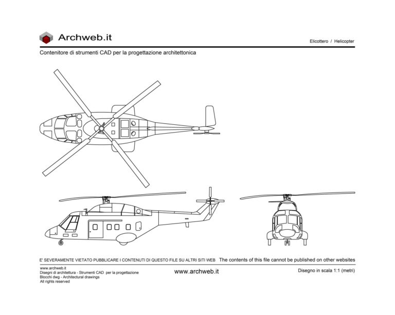Helicopters 2D - Archweb dwg