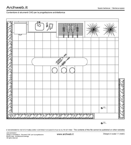 Barbecue - Archweb dwg