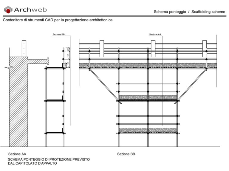Scaffolding - Scaffolding - Archweb dwg