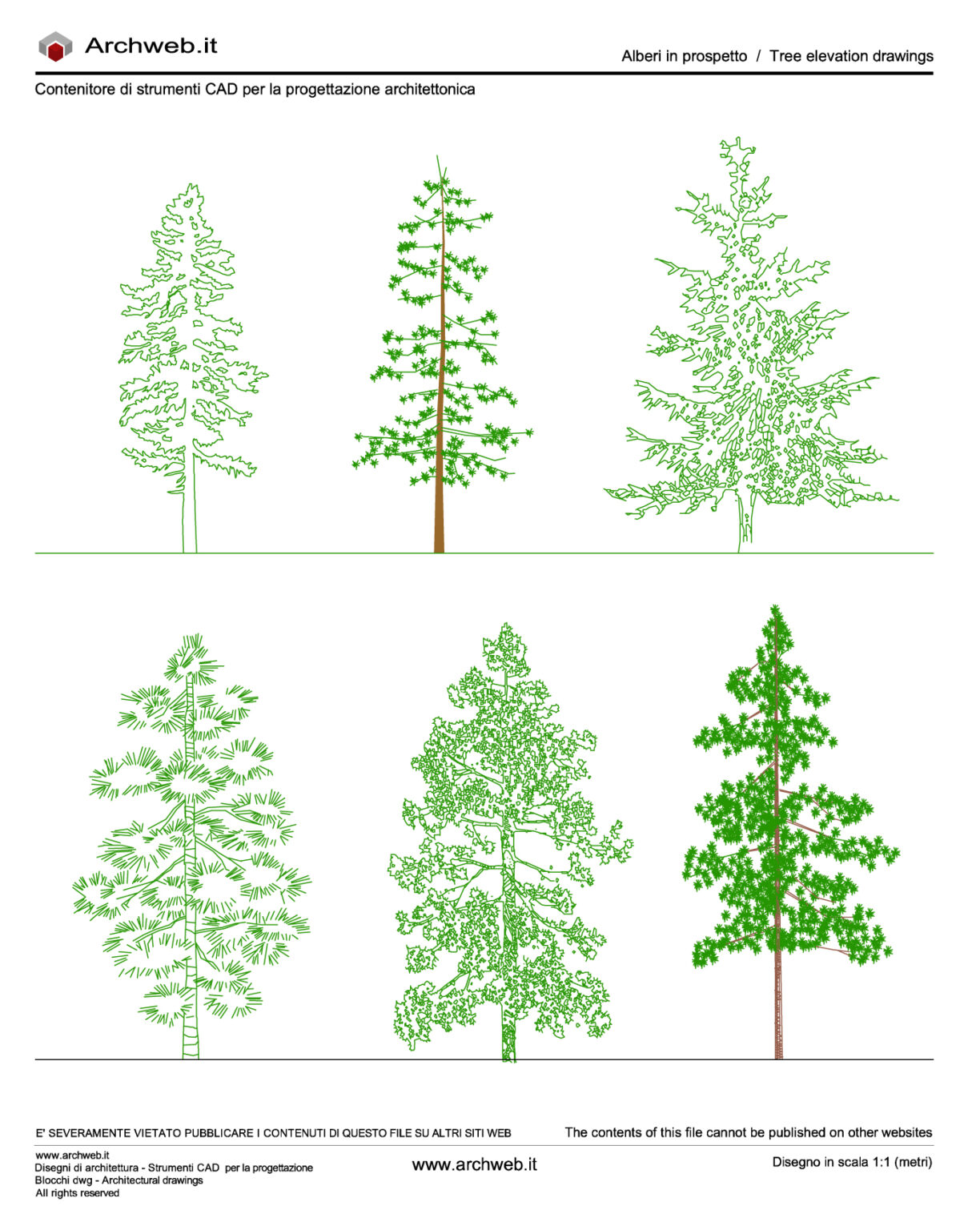 Alberi prospetto 02 - Archweb