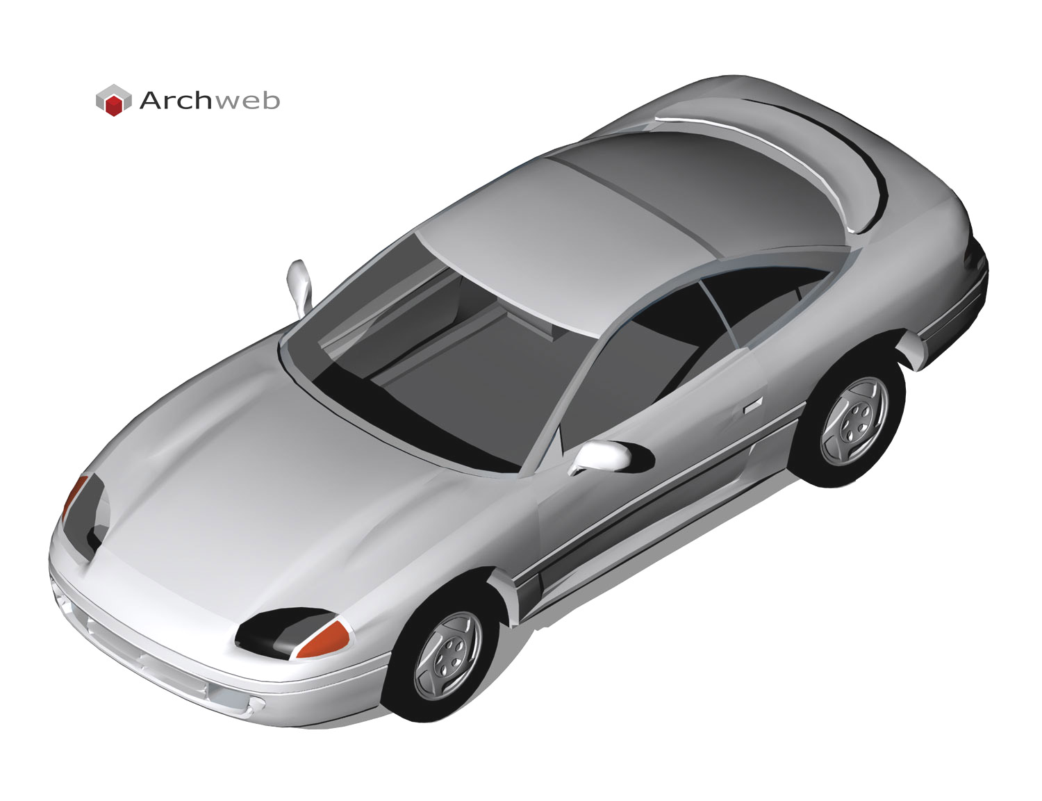 سيارة ثلاثية الأبعاد 3 - Archweb dwg