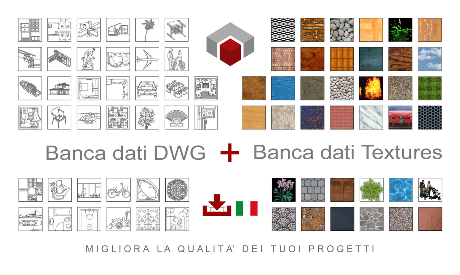 Dwg + Textures / Download - ITA - Archweb dwg