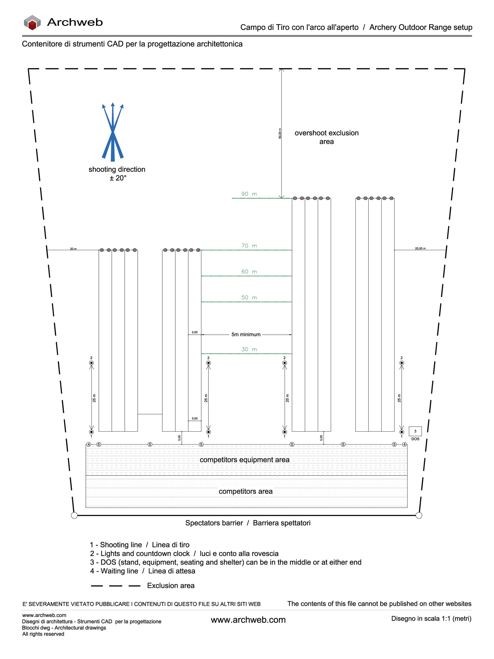 Archery field 01 - Archweb dwg