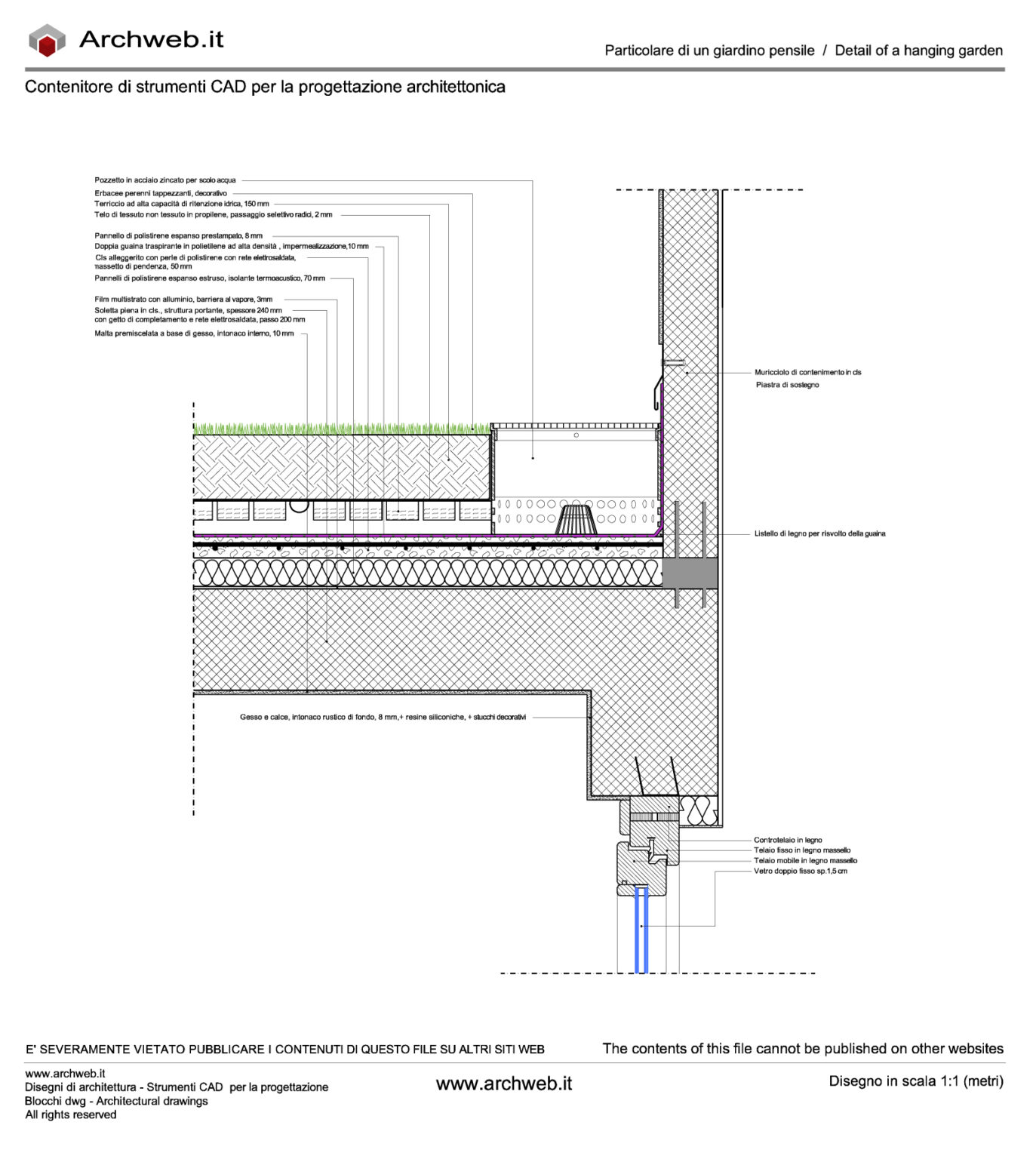 Techo verde - Archweb dwg