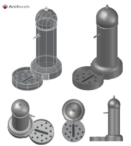 Fontanella 3D 01 - Archweb dwg