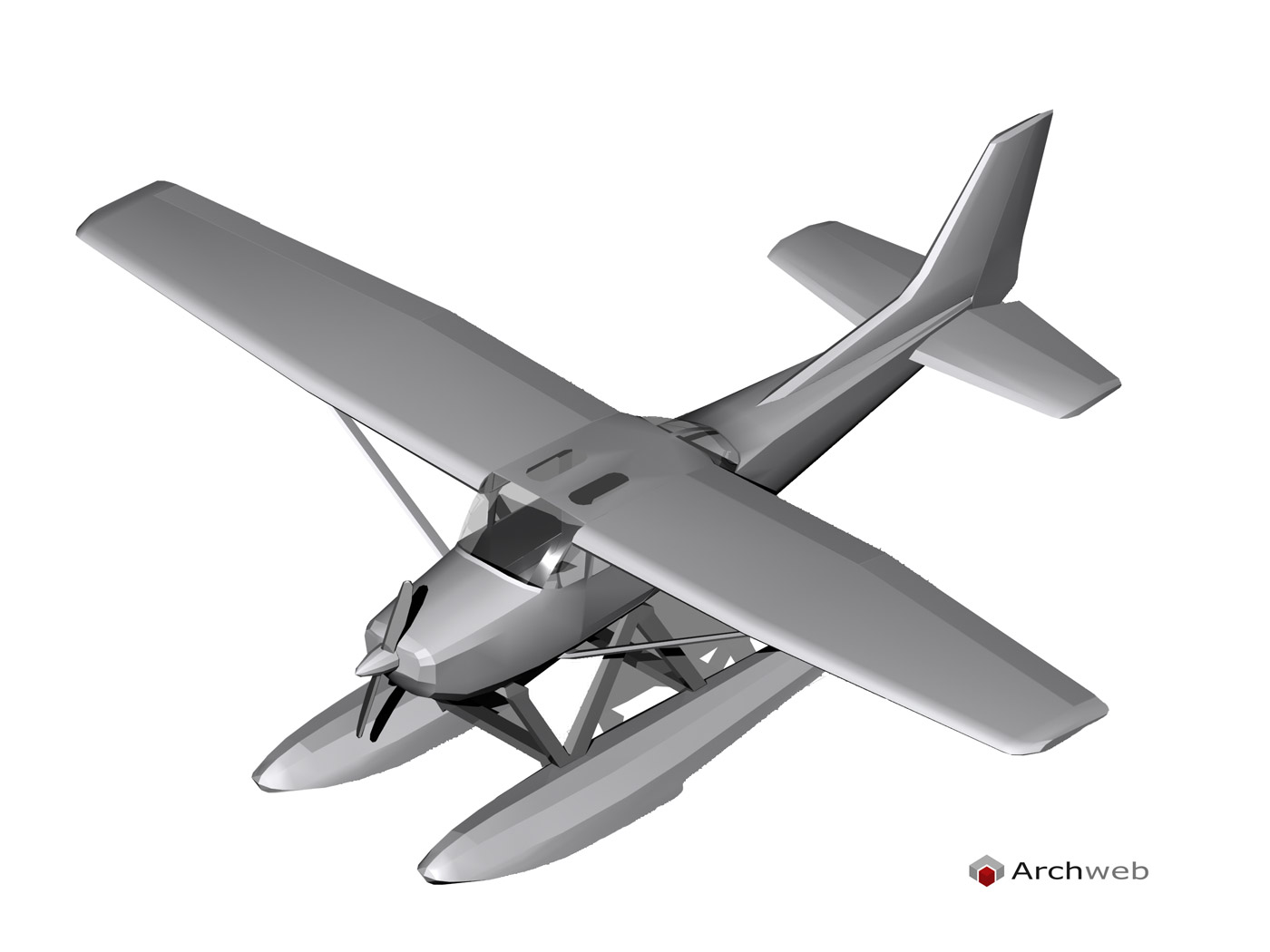 Seaplane 3D 1 - Archweb dwg