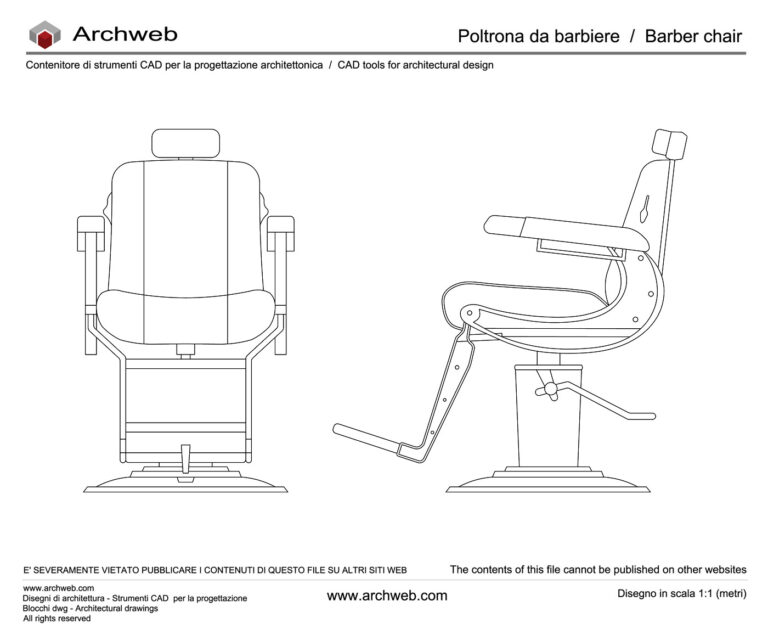 Barber's Chair - Archweb dwg