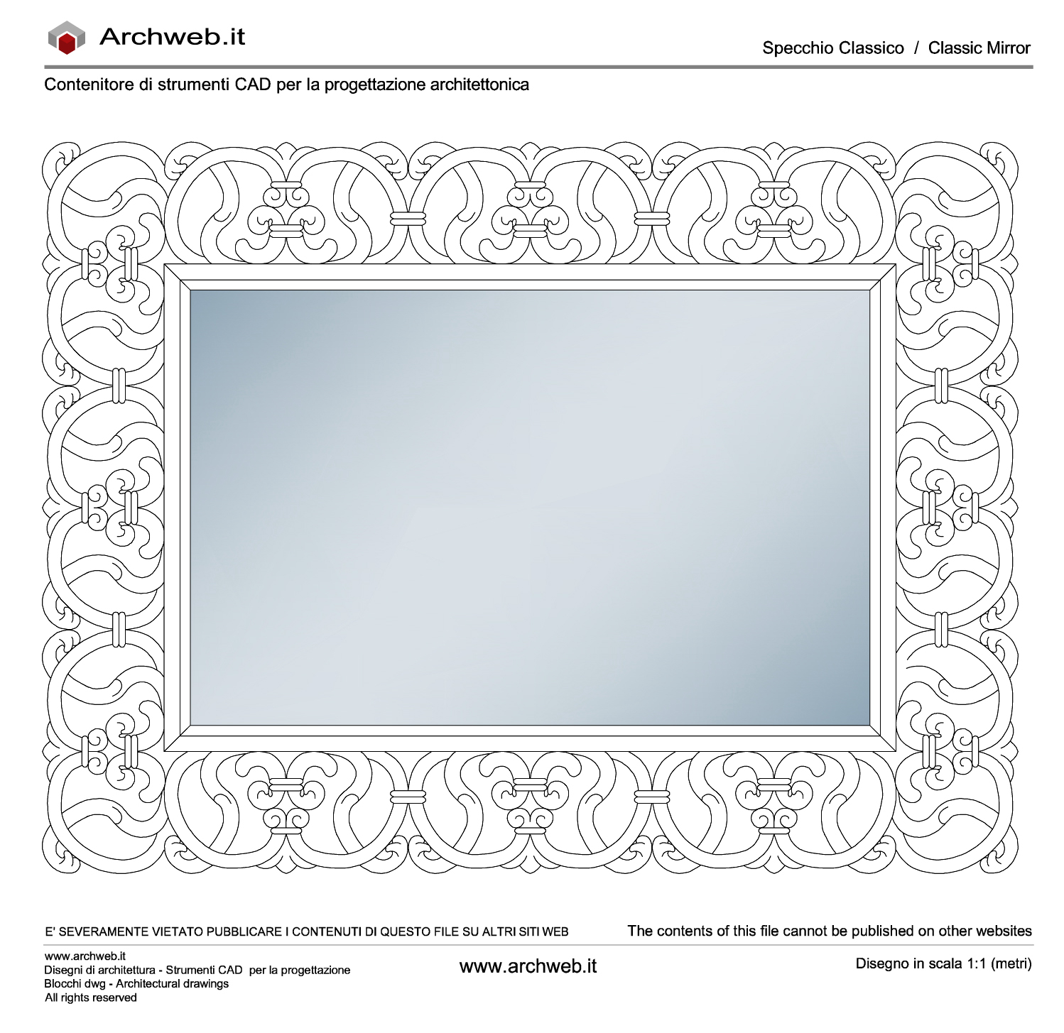 Classic Mirror 04 - Archweb dwg
