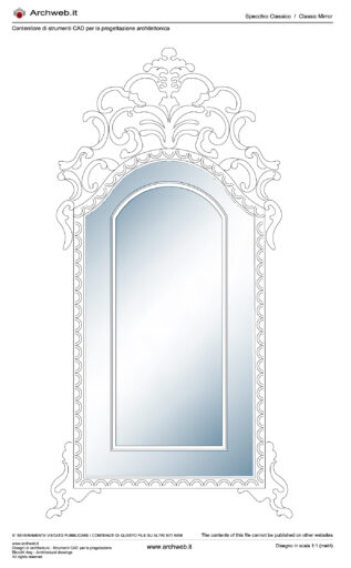 Classic Mirror 07 - Archweb dwg