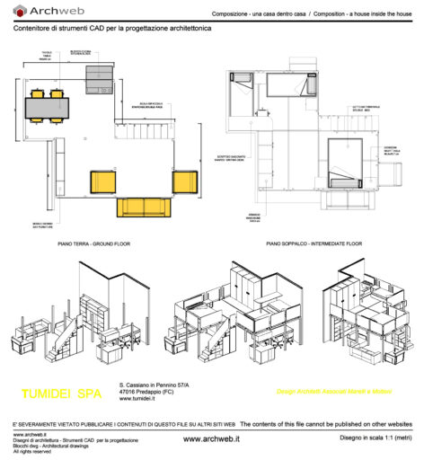 Una casa dentro de una casa - Archweb dwg