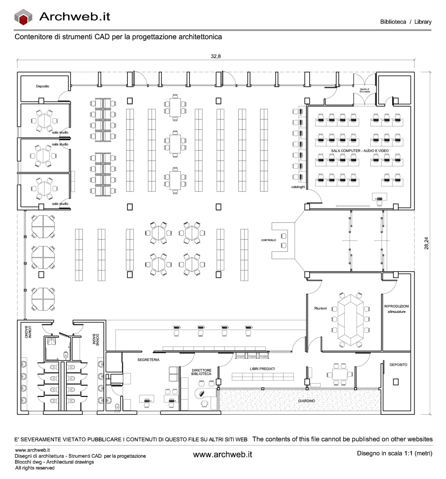 Library 07 - Archweb dwg