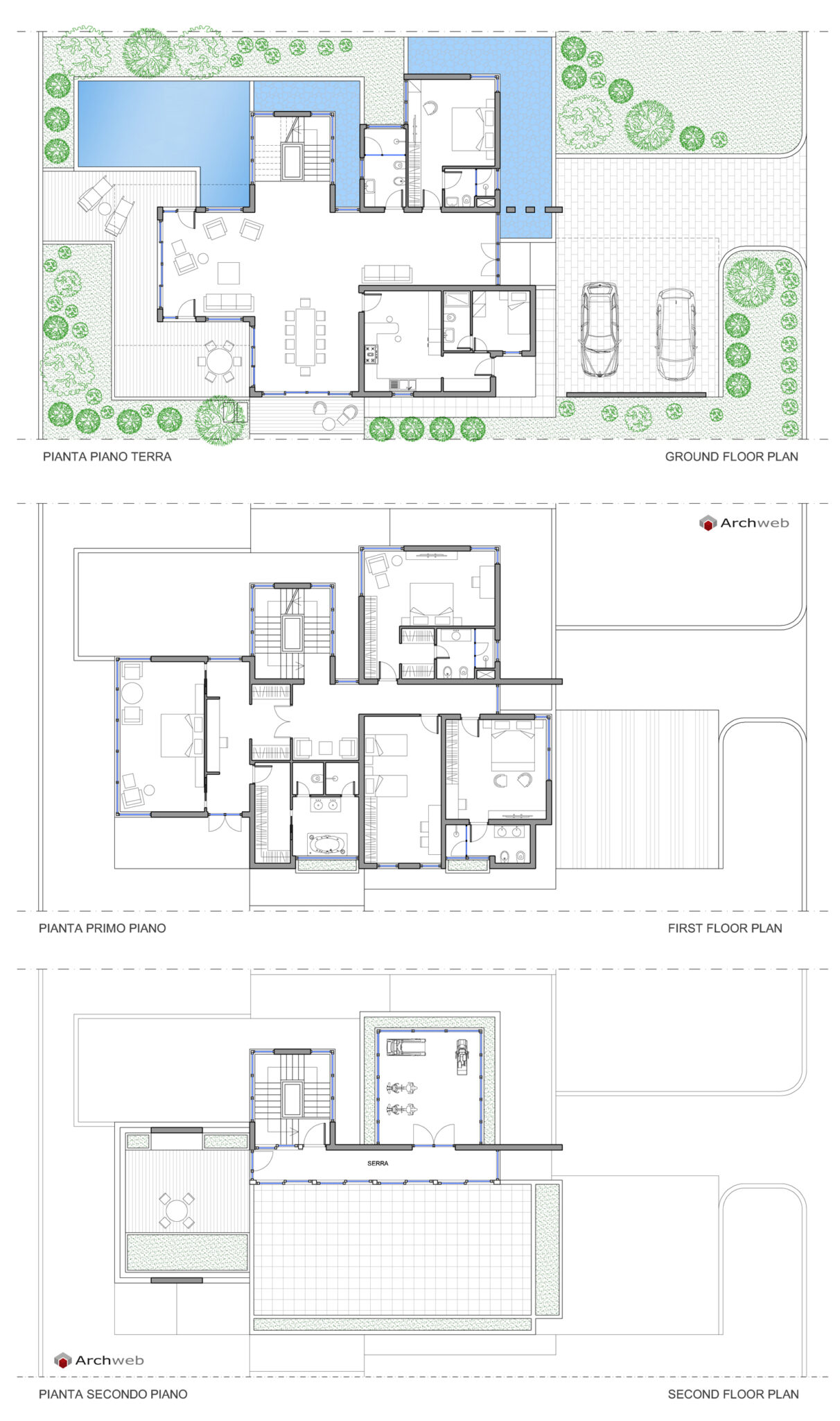 Pianta villa 08 - Archweb dwg