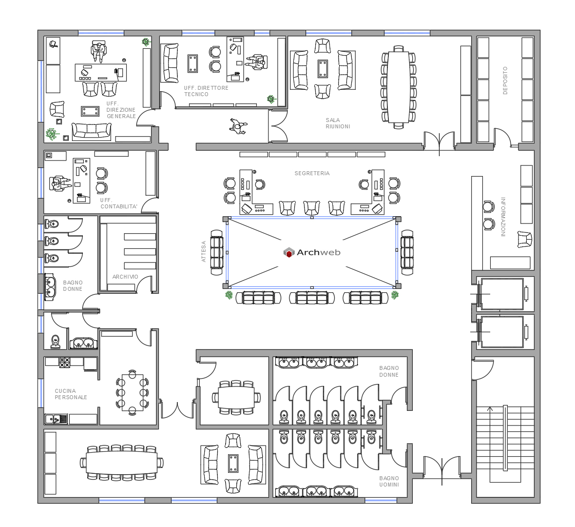 Office 03 Schematic - Archweb dwg