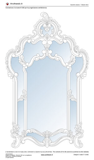 Classic Mirror 01 - Archweb dwg