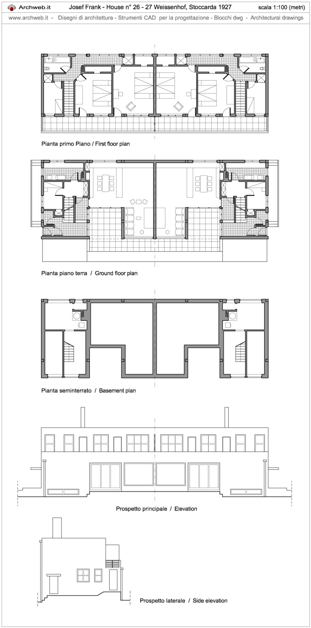 Numéro de maison 26-27 Weissenhof - Archweb