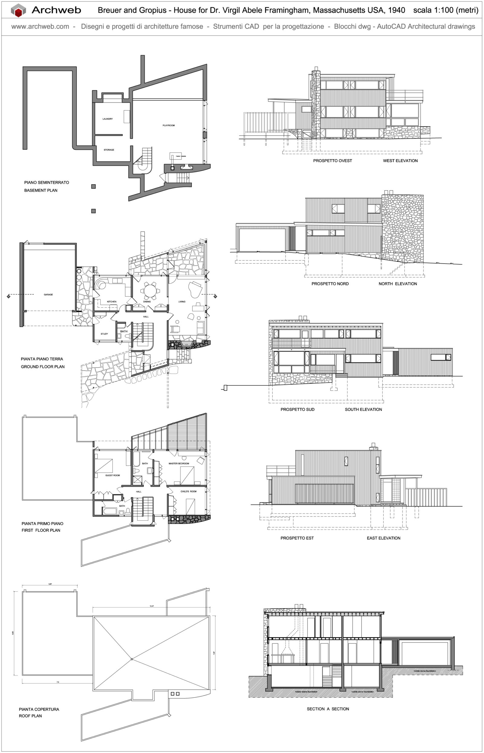 Casa Abele - Archweb dwg