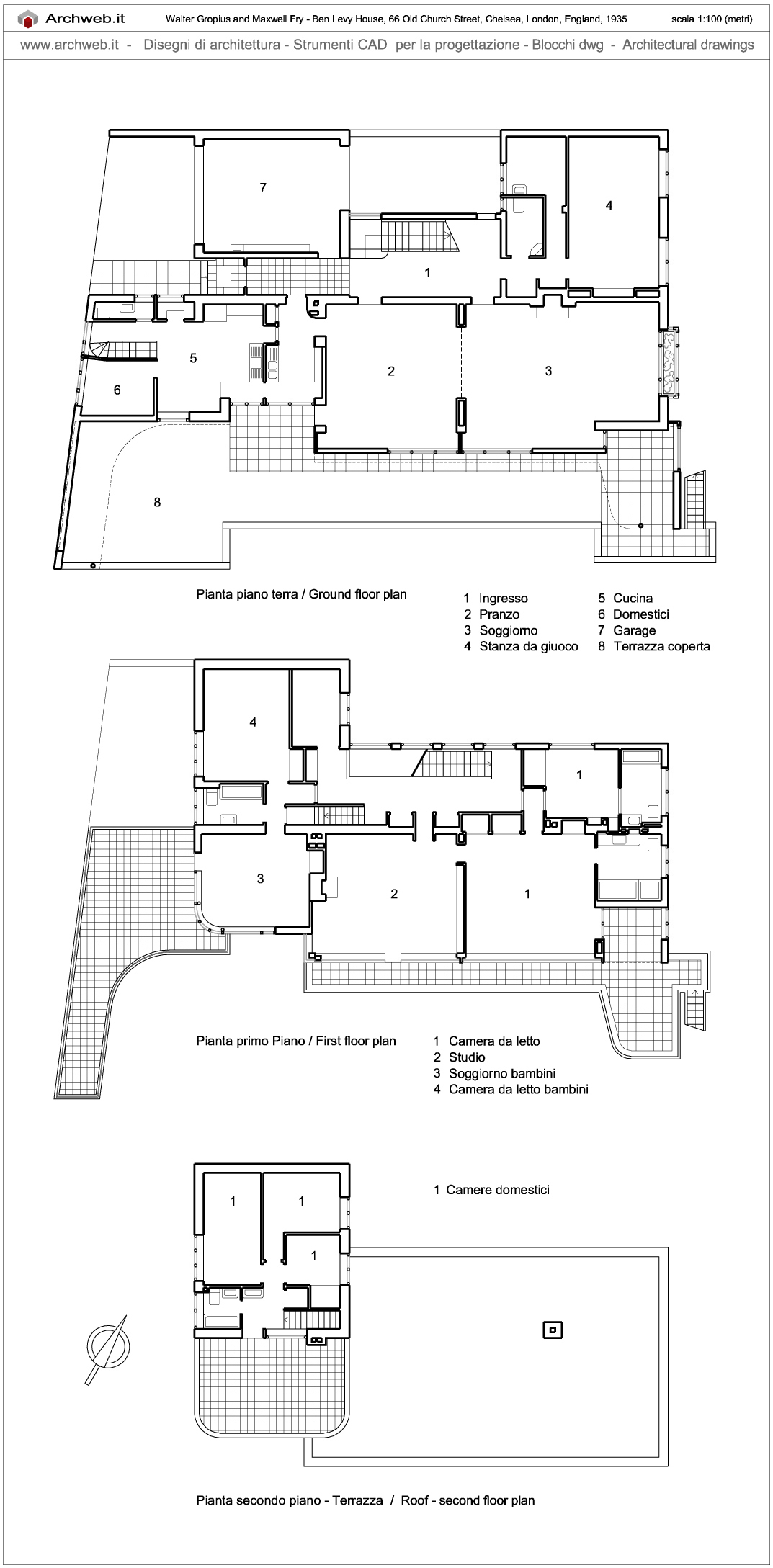 Ben Levy House - Archweb dwg