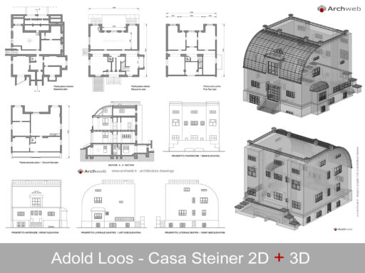 Steiner House 2D + 3D - Archweb
