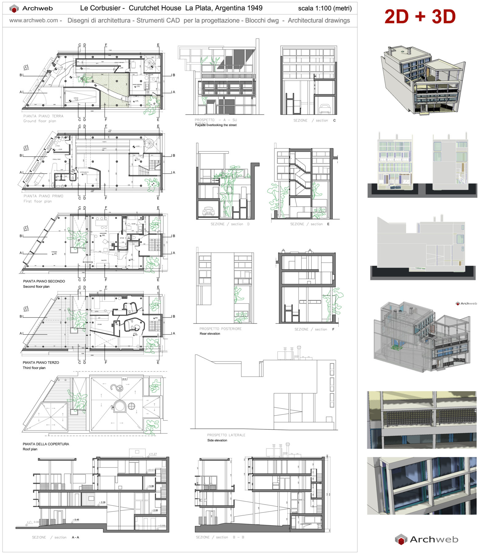 Curutchet House 2D+3D - Archweb