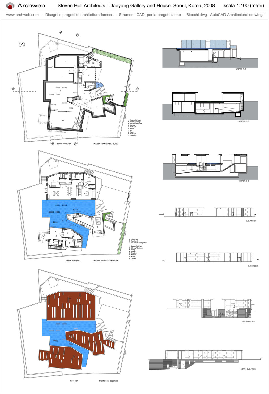 Galerie et maison Daeyang - Archweb