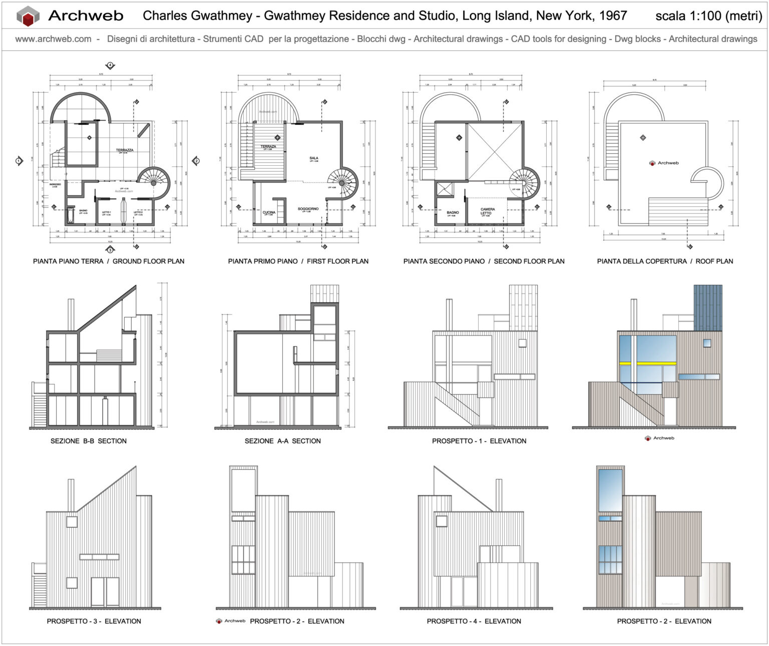 Gwathmey Residence and Studio - Archweb