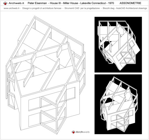 House III (Miller House) Axonometry [1] - Archweb
