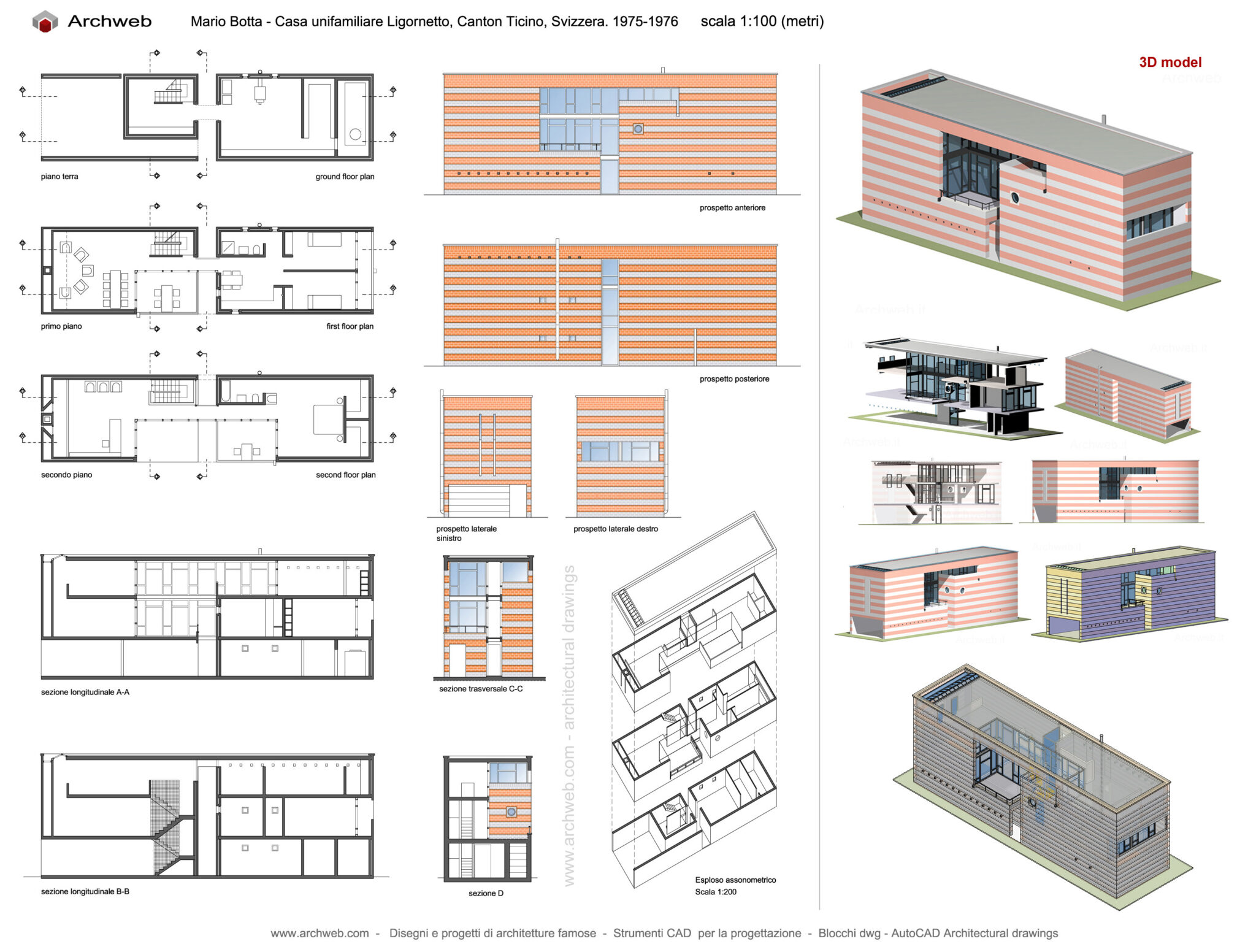 Maison Ligornetto 2D+3D - Archweb