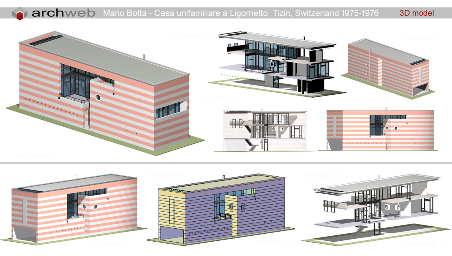 Vivienda unifamiliar en Ligornetto 3D - Archweb