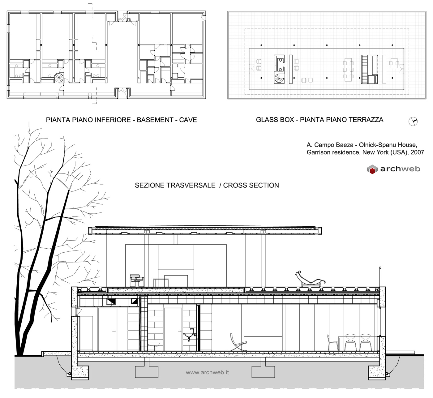 Olnick - Casa Spanu - Archweb dwg