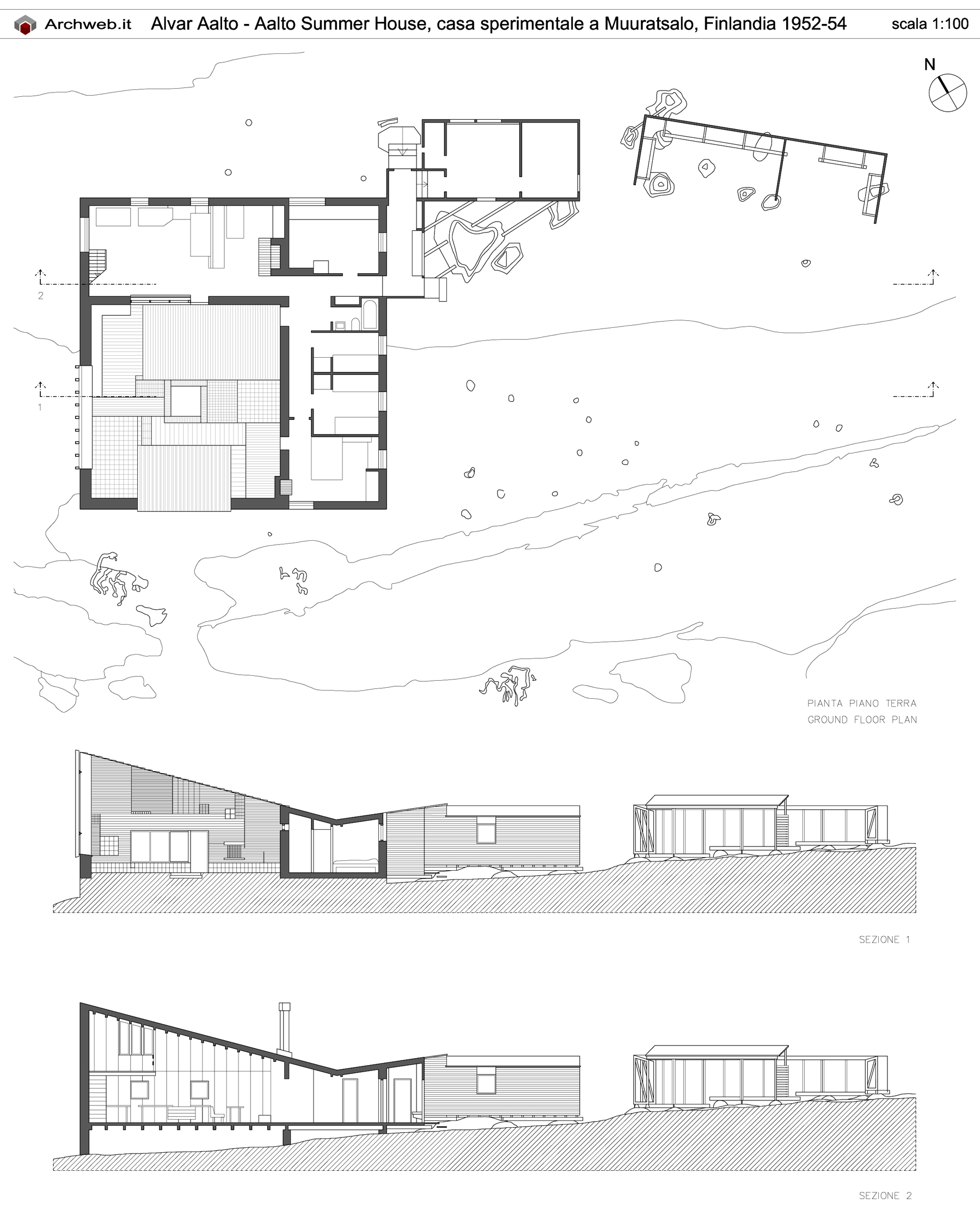 Casa Experimental Muuratsalo - Archweb