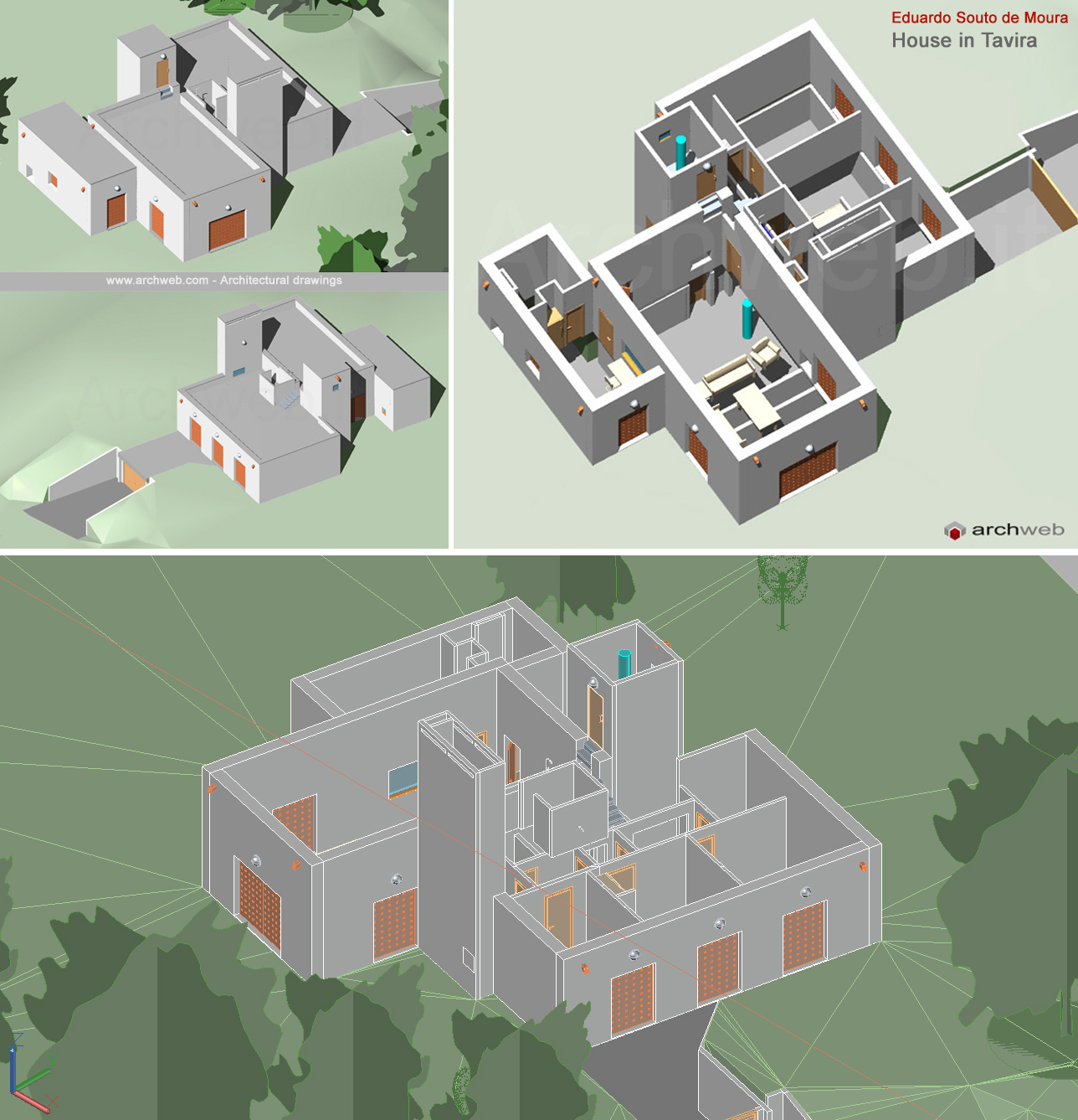Casa en Tavira (Revit) - Archweb