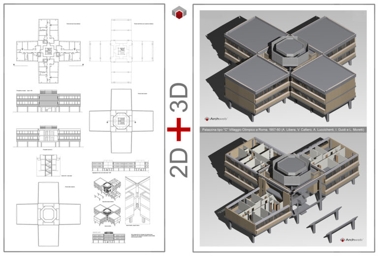 Edificio tipo "C" 2D + 3D - Archweb