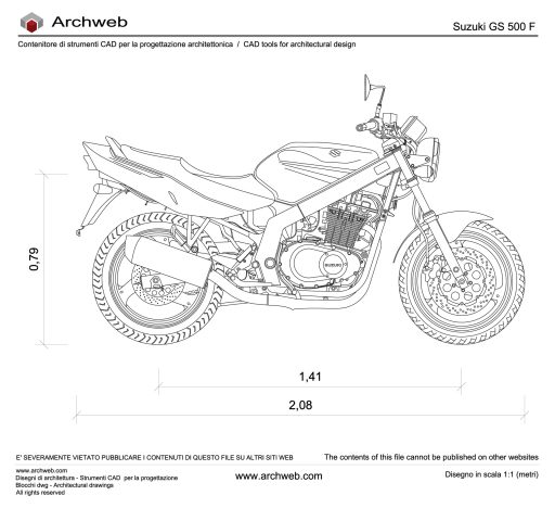 Suzuki GS 500 F - Archweb dwg