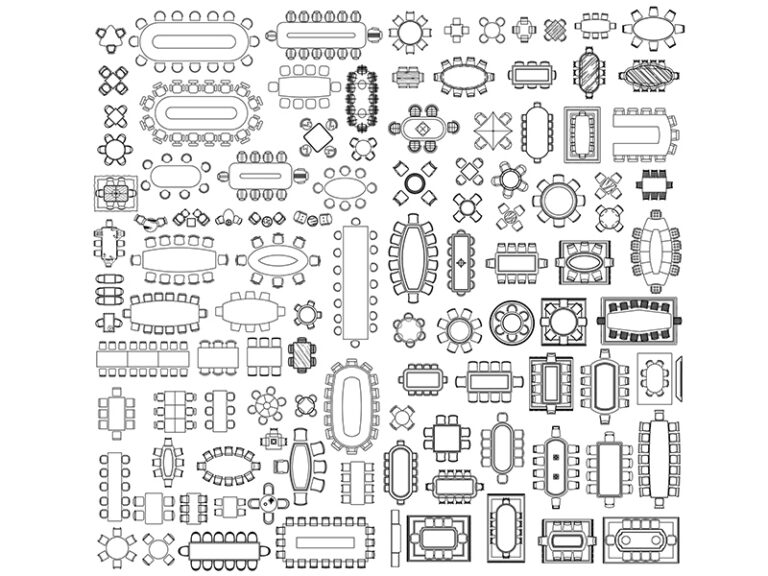 Tables - Archweb dwg