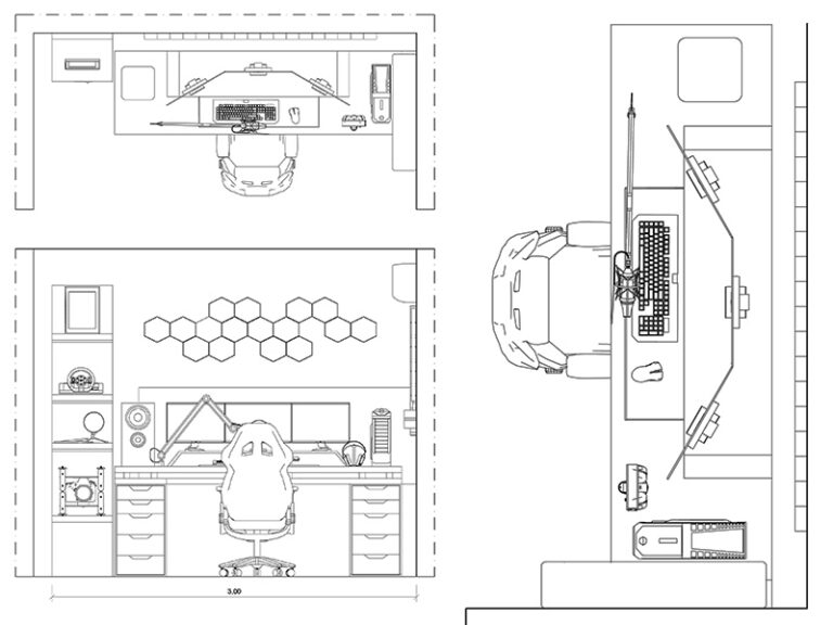 Game rooms - Casino - Archweb dwg