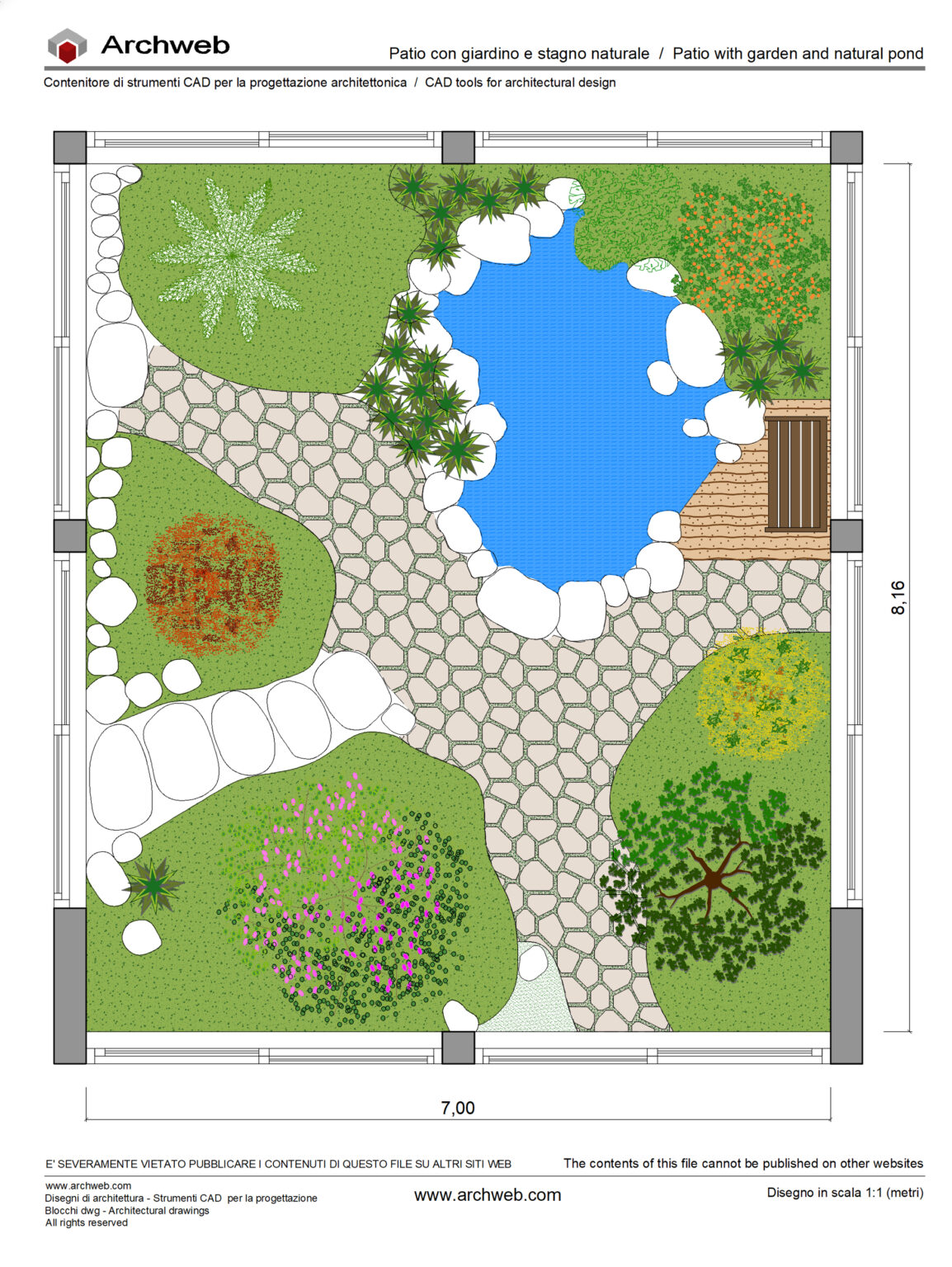 Patio dwg 09 - Archweb cad block