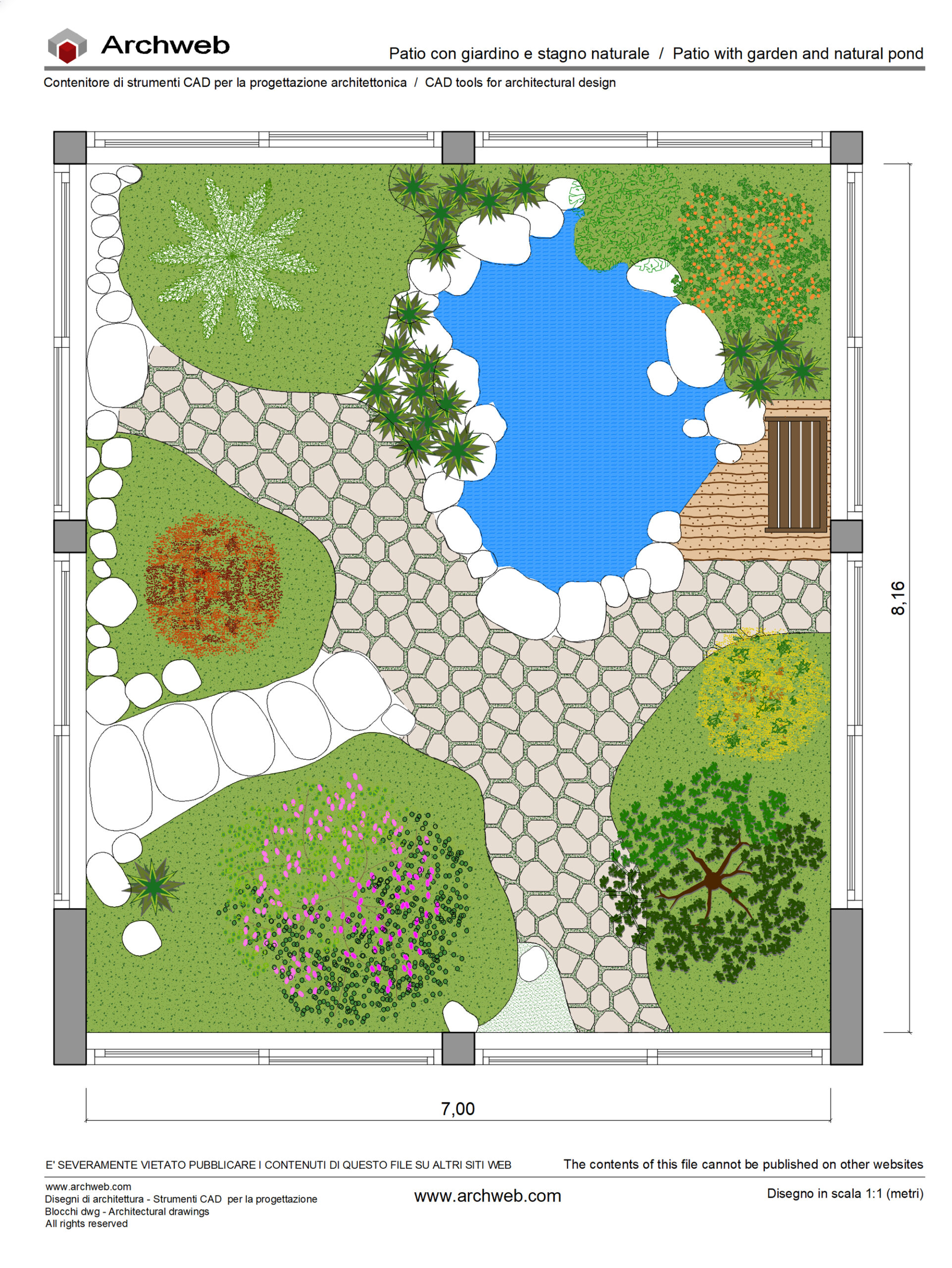 Patio dwg 09 - Archweb cad block