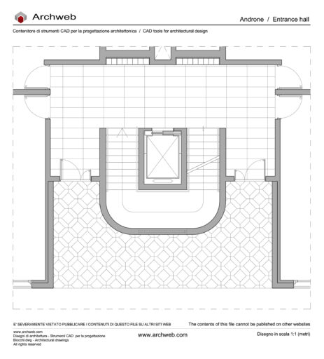 Hall de entrada dwg 03 - Archweb cad