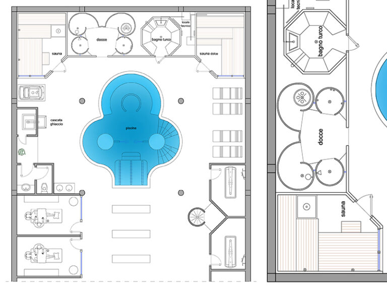 Wellness Centers - Beauty Centers - Archweb dwg