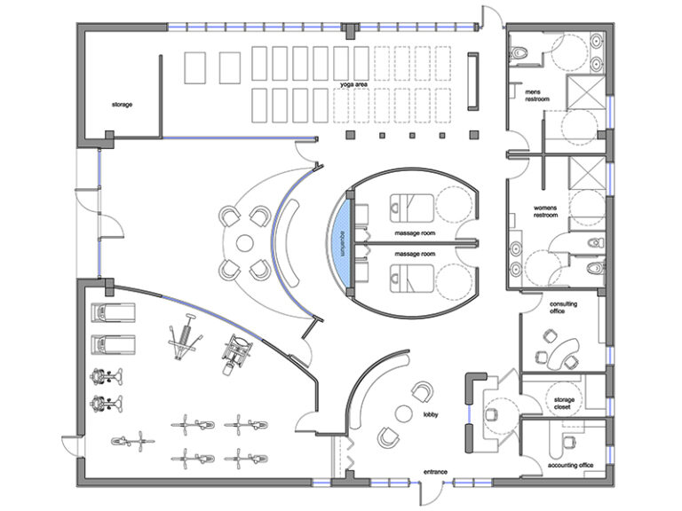 Wellness Centers - Beauty Centers - Archweb dwg