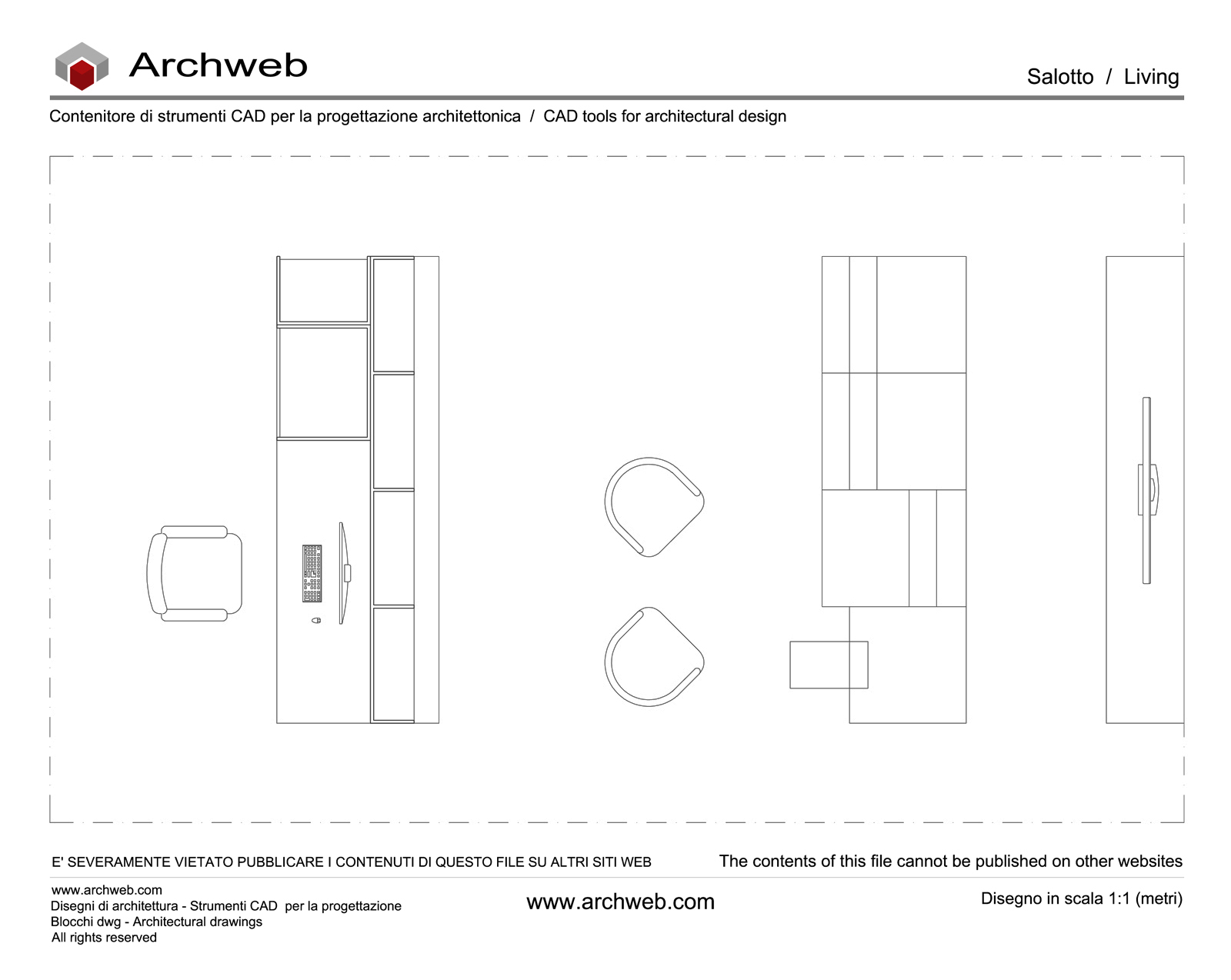 Living room dwg 01 - Archweb dwg