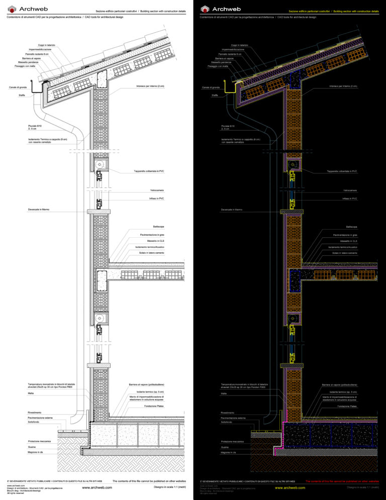 Sezione edificio 02 - Archweb dwg