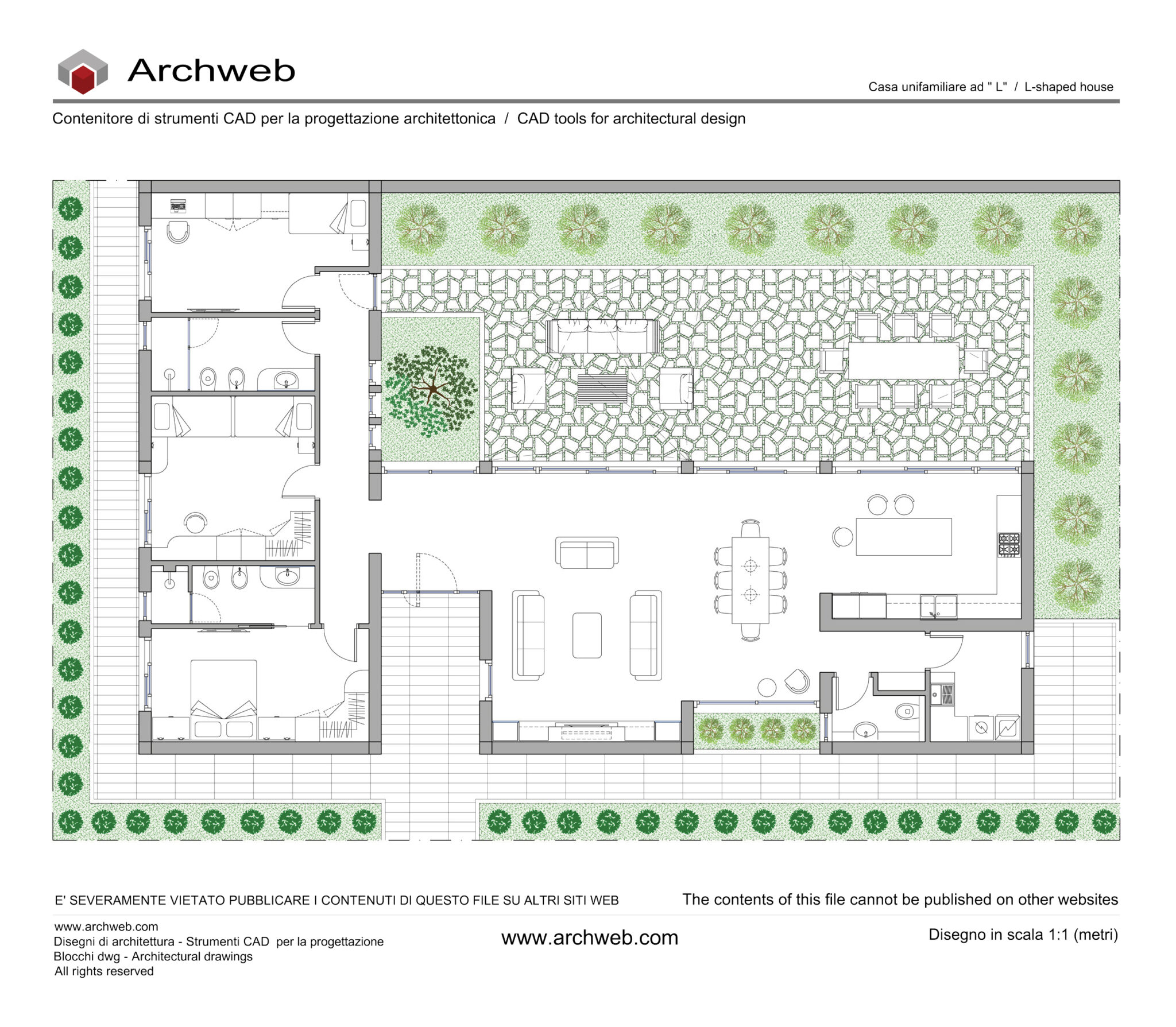 Single family house 08 - Archweb dwg